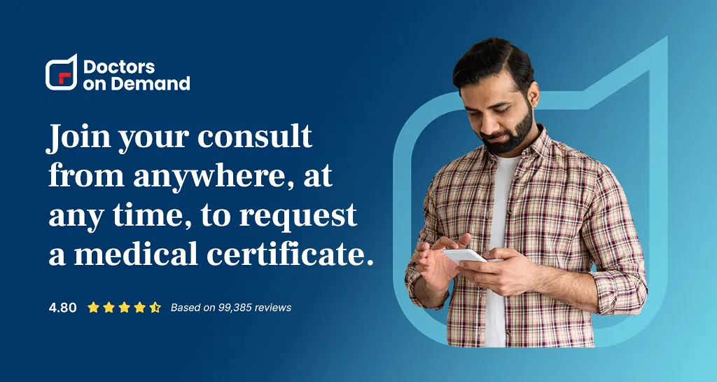 Online Medical Certificates - Doctors On Demand